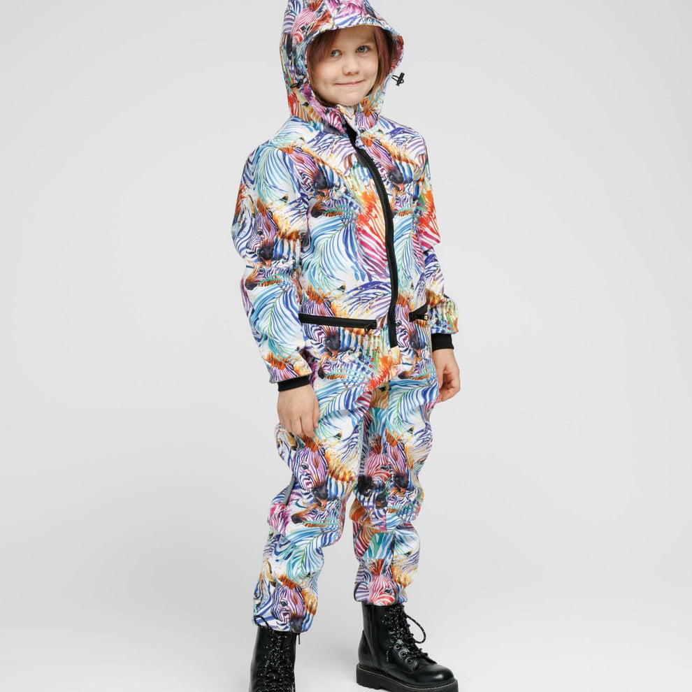 Persoonallinen lasten Softshell-haalari - RAINBOW | PikkuMuu