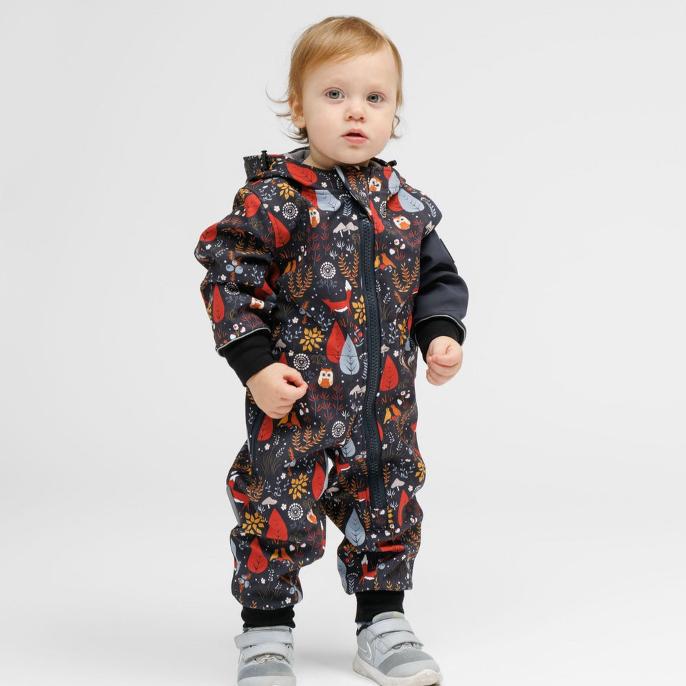 Laadukas lasten Softshell-haalari – Forest | PikkuMuu